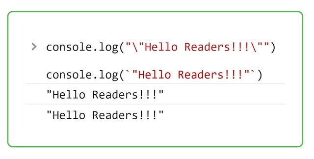 “Double Quotes” vs ‘Single Quotes’ vs `Backticks` in JavaScript | by ...