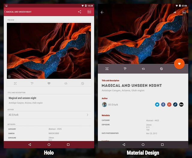 How to upgrade your app’s design from Holo to Material Design — A case ...