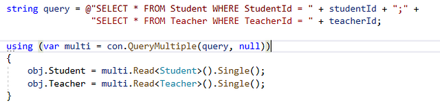 Dapper CRUD Executing Multiple Queries At A Time (ASP.NET Core Web API)