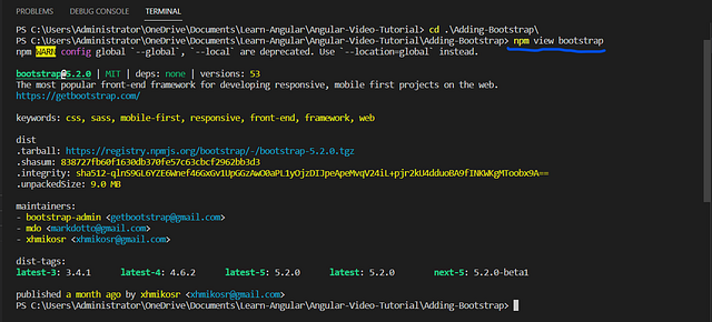Adding Bootstrap to angular application. | by vijay s | YavarTechWorks | Sep, 2022 | Medium