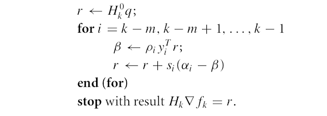 L-BFGS two-loop recursion. In this article, I am gonna give an… | by Datascience_ruby | Medium