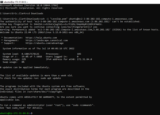 Provisioning An Nginx Web Server On An Ec2 Instance With A Bash Script By Eric Clark Medium 9790