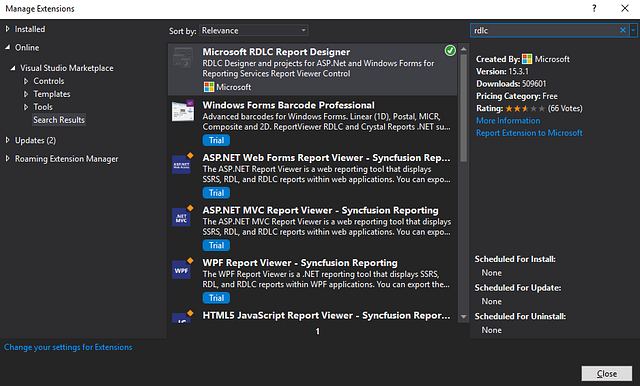 การสร้าง Report ด้วย Tool ที่ชื่อว่า Microsoft RDLC Report Designer ...