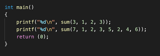 Variadic Functions. First of all; if you have ended up here… | by A ...