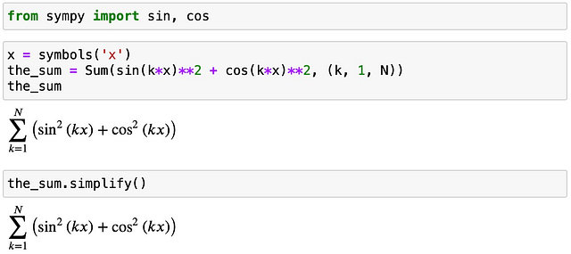 Manipulating Symbolic Sums in SymPy | by Mathcube | Sep, 2022 | Medium