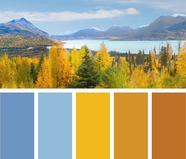 Alaska’s Fall Collection. Fall Equinox Color Palettes from the… | by U ...