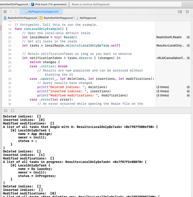 MongoDB Realm on Xcode Playground: Getting Started | by Ankur Raina ...