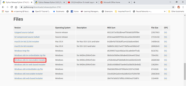 Install Python And Jupyter Notebook To Windows 10 64 Bit By Kalhari 0832
