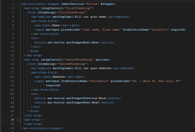 Angular Material. stepper to beginners | by Tharmika Kulendran | Medium