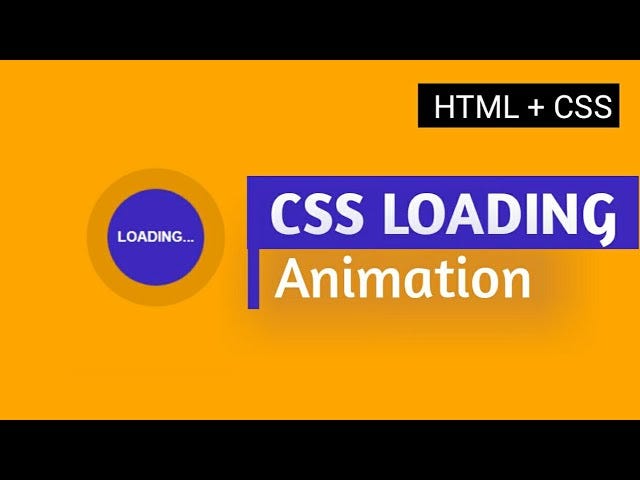 How to make a startup loading animation using only html and css. Requestment Content You must ...