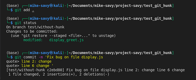 Hunk in Git. Have you ever modified files or code in… | by Kanu Mike | Medium
