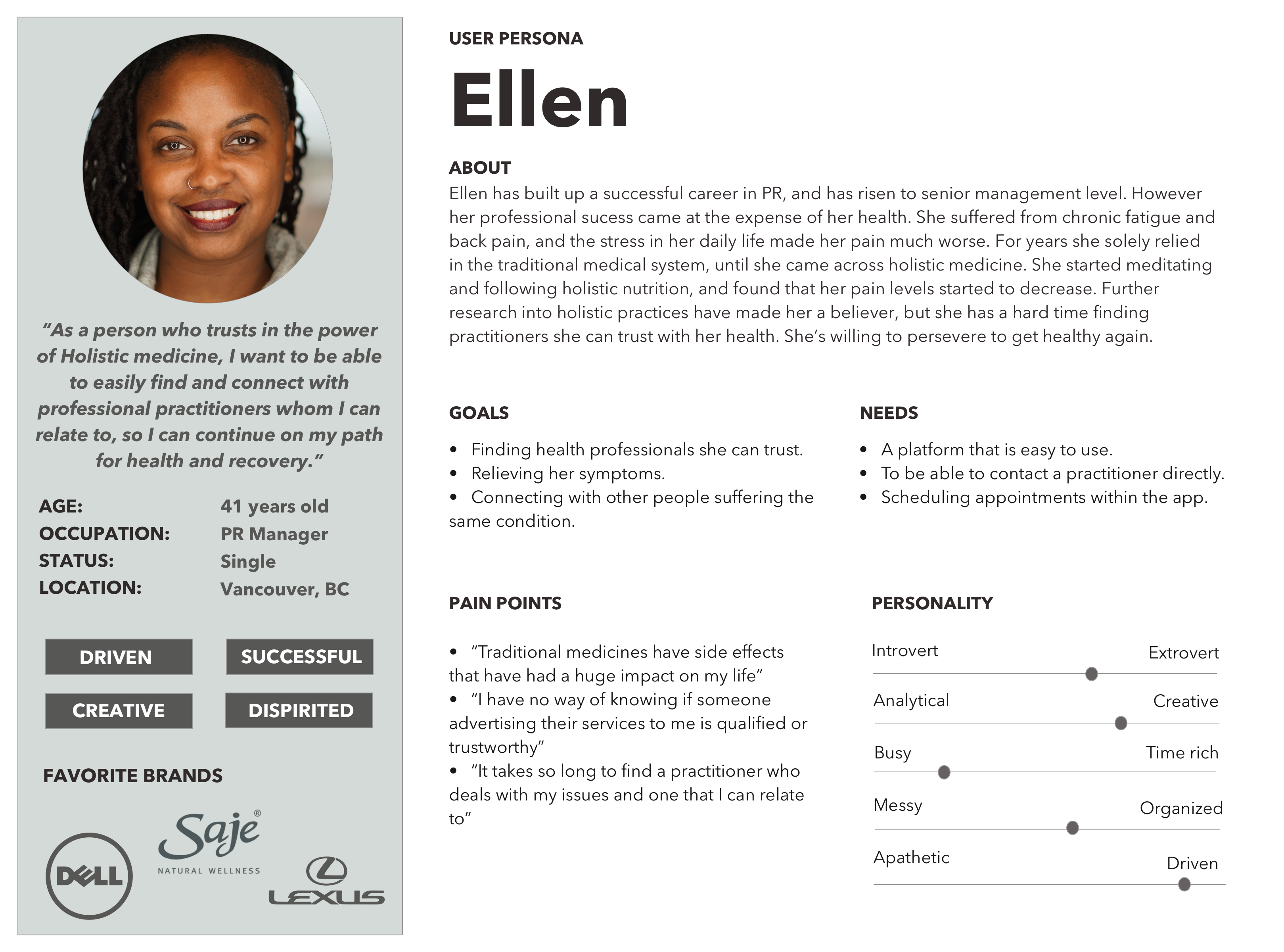 UX Case Study: Designing a holistic healthcare web app from scratch ...