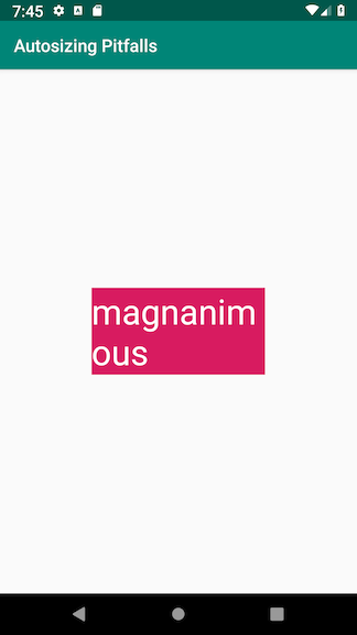 Android Autosizing TextViews, their pitfalls, and what to do about them | by Fred Porciúncula ...