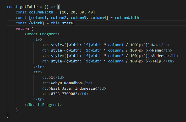 how to make a responsive page by resizing the event listener with react ...