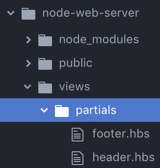 Node + Express.js, hbs and partials | by Paul Elis | Medium