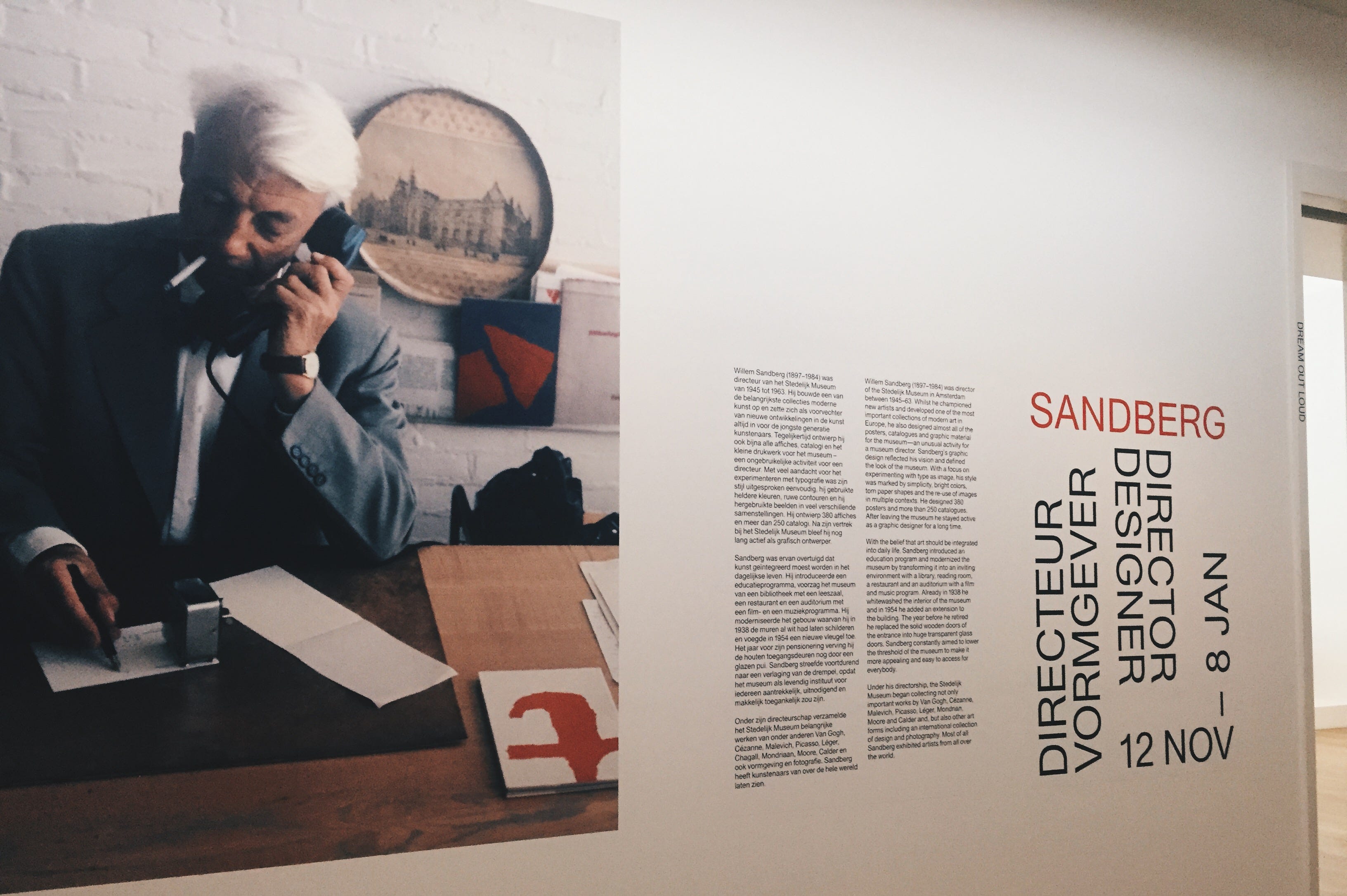 Sandberg, Director and Designer. A visit to Stedelijk Museum Amsterdam ...