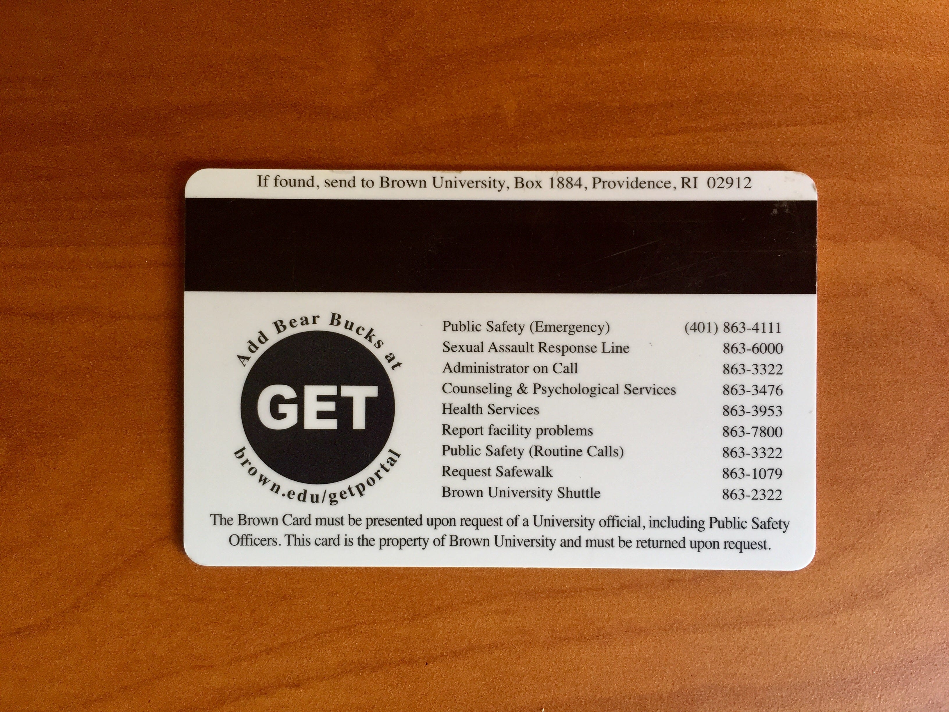 Interface Critique #1: Brown Student ID Cards | by Jeremy Leary | Medium