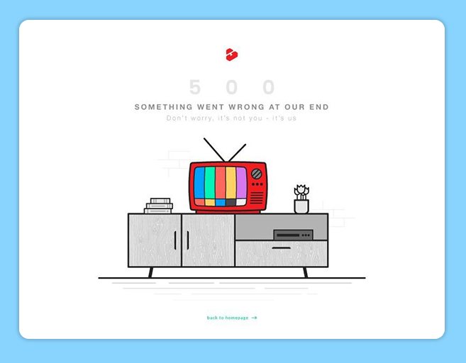 16 Mind-blowing “Error 500” page design for your inspiration | by ...