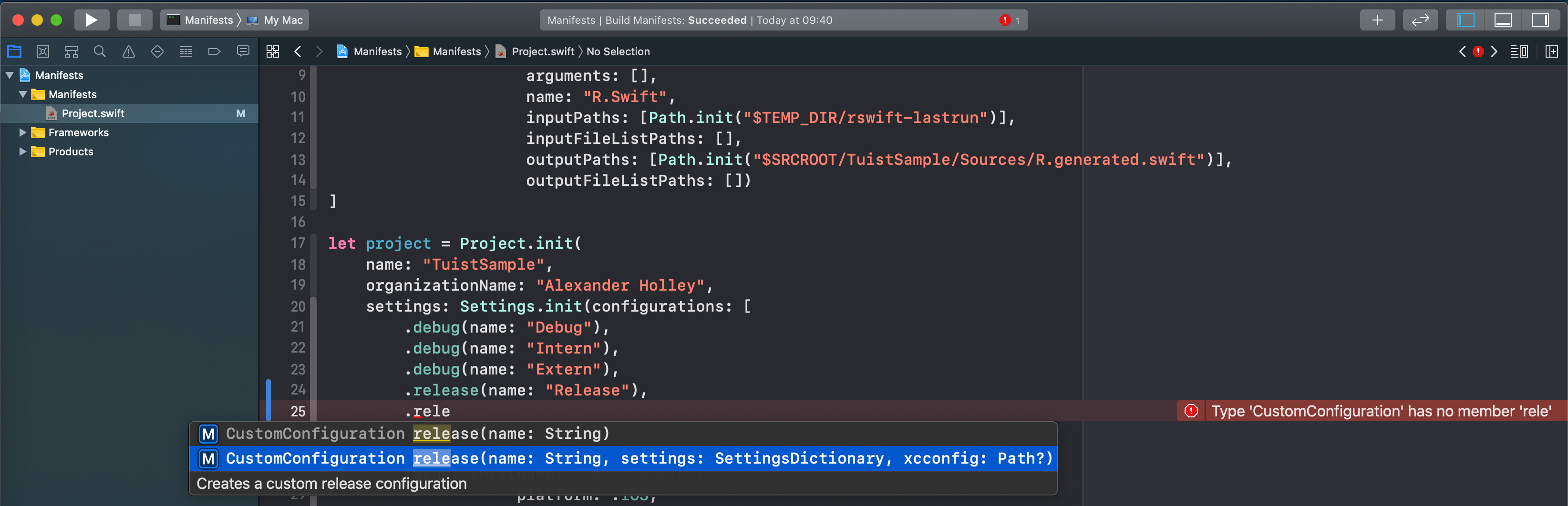 First touches of using Tuist for Xcode Project generation | by Alexander Holley | The Startup ...