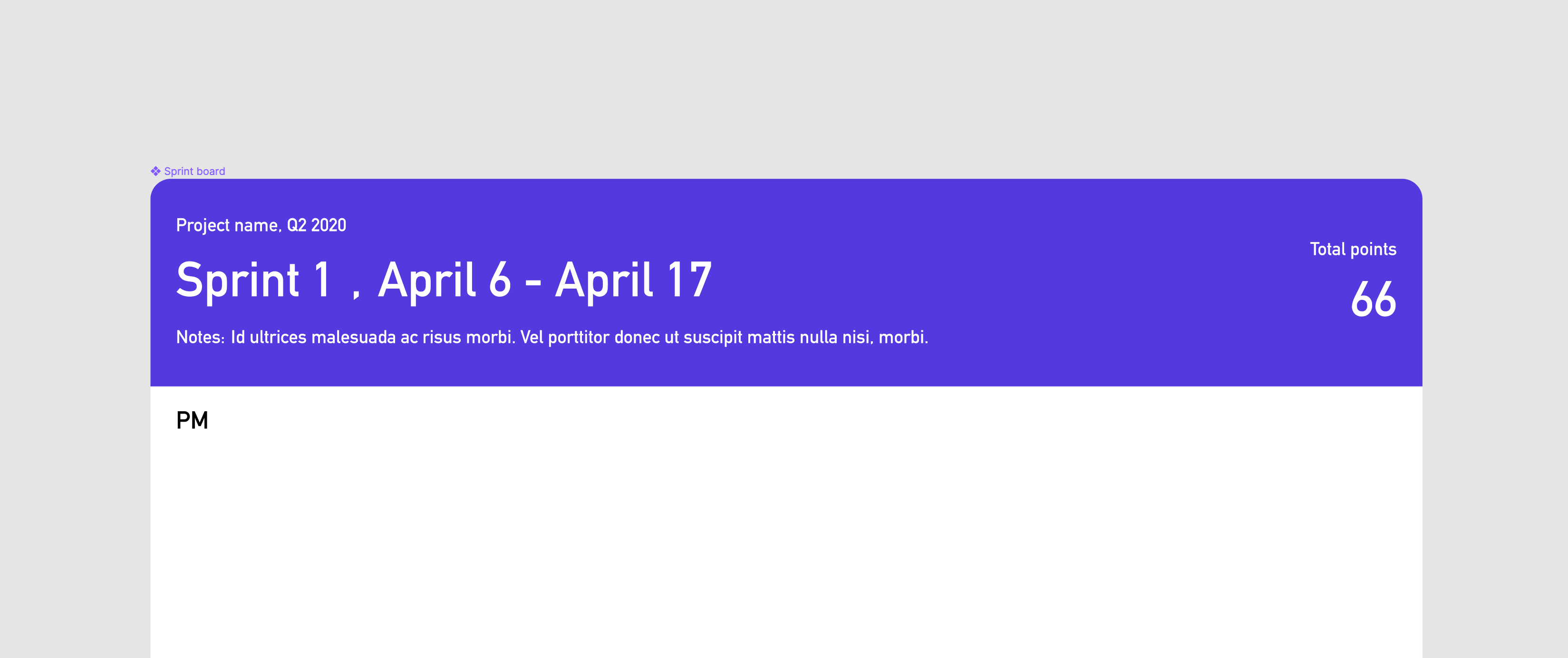 Creating a sprint planning board template for your team on Figma | by ...