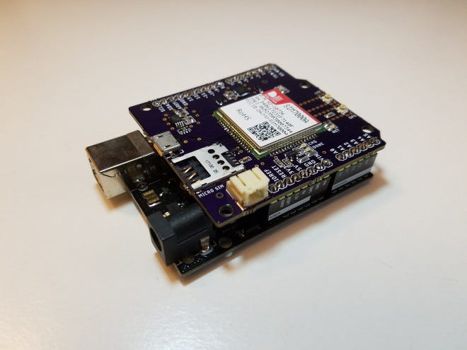 LTE NB-IoT Shield for Arduino. From Timothy Woo on Hackaday.io: | by OSH Park | Medium