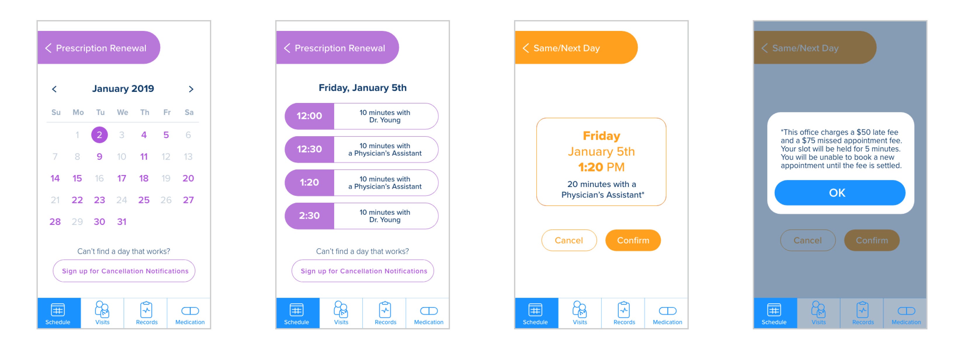 CalenDR: App Case Study. Creating a health services app | by Sarah ...