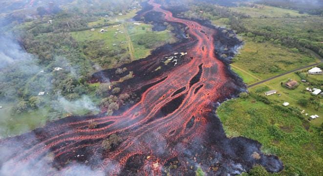 Incredible Photos Show Rivers Of Lava Flowing Through Neighborhoods In ...