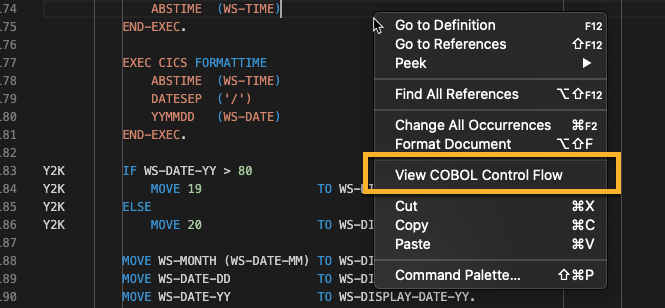 Visualize COBOL Programs in VS Code | by Pamela Deason | Modern Mainframe | Medium