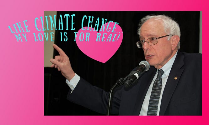 Say Happy Valentine’s Day with Bernie Sanders Cards