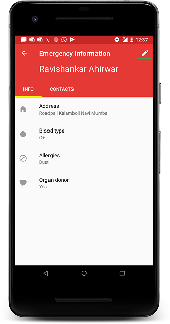 Add/Access emergency contacts in Android Phone. | by RaviShankar ...