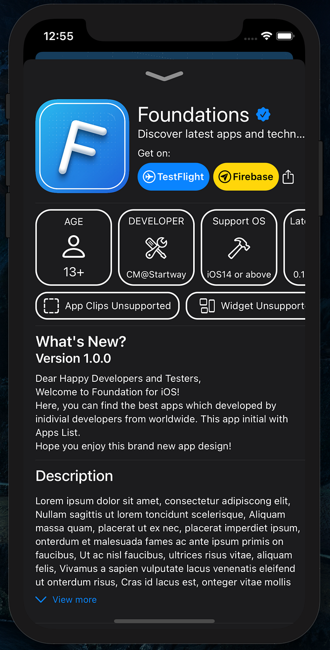 Sneak Peek: Foundations for iOS. An Amazing iOS App Designed for Apple ...