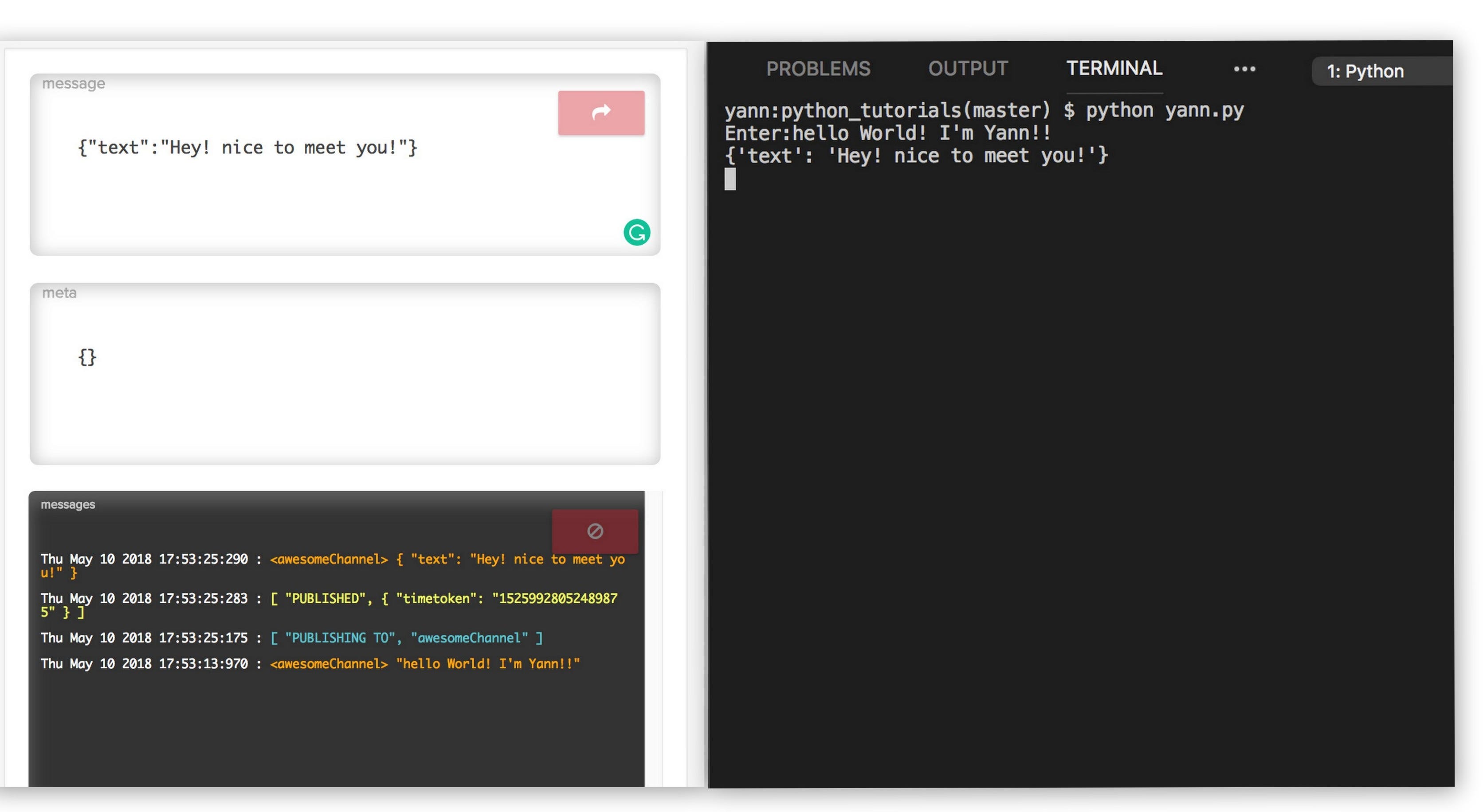 How to build a bidirectional app for Internet of Things/Chat with ...