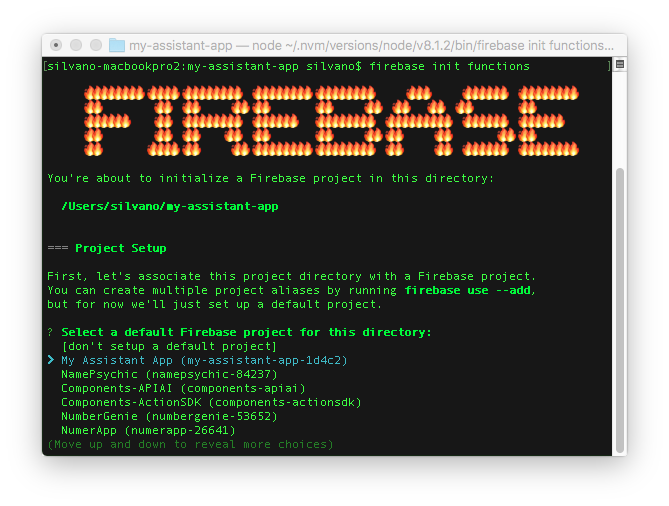 Deploy your Assistant app fulfillment webhook using Cloud Functions for Firebase. | by Silvano ...