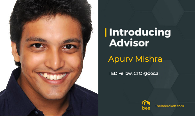 Apurv Mishra x Bee Token Advisor Announcement | by The Bee Token | Medium