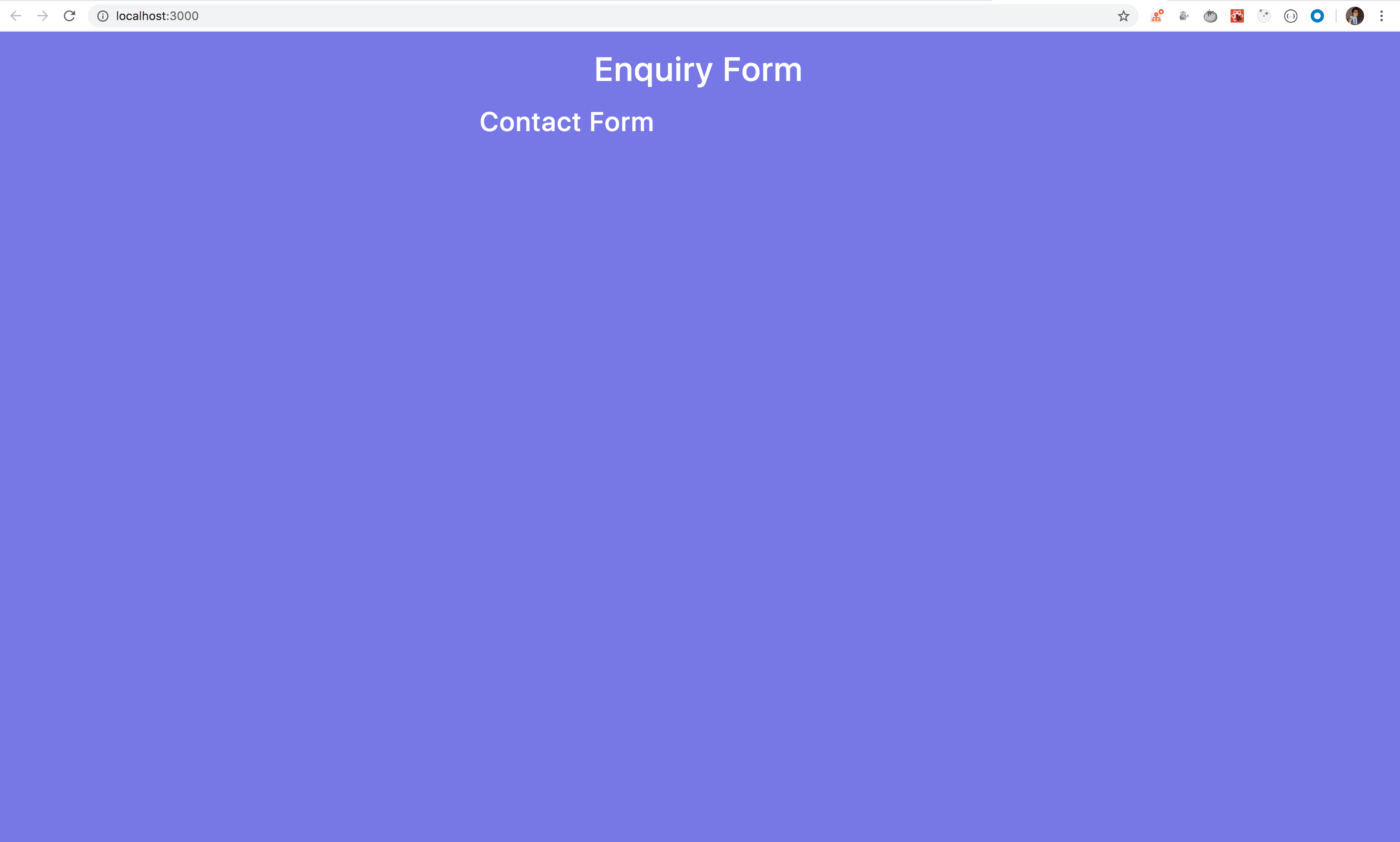 Create An Enquiry Form In React And Send Email Using Nodejs By Yogesh Chavan The Startup