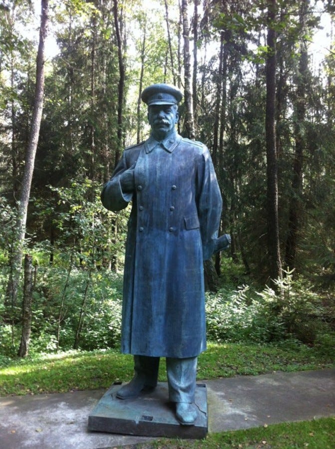 Lithuanian Stalin. Many peoples arriving in Grutas Park… | by Anton ...