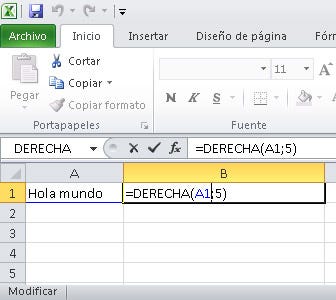 Funcion DERECHA en Excel. La funcion DERECHA es muy util para… | by Jose Maria Estrade | Medium