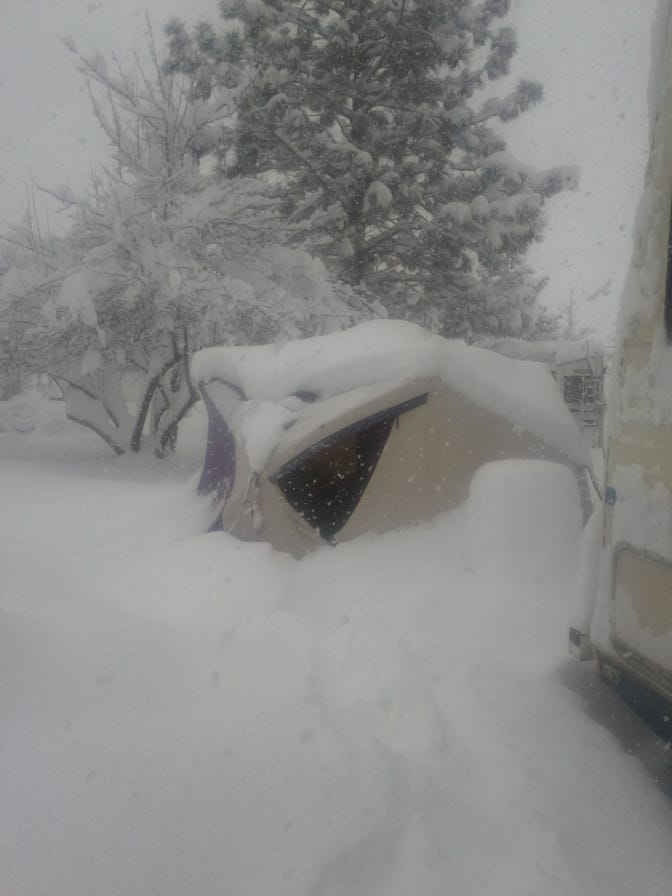 All Winter in a Tent, for it is we that must Change with life not Life ...