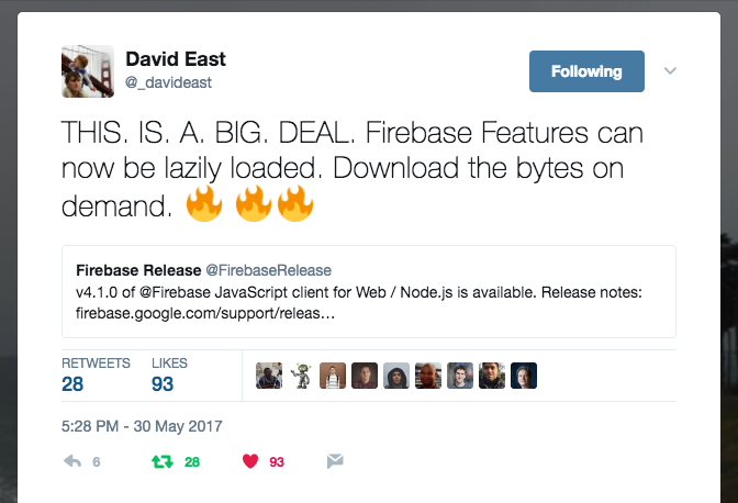 Lazy Loading With Firebase 41x Last Week The Firebase Team Released