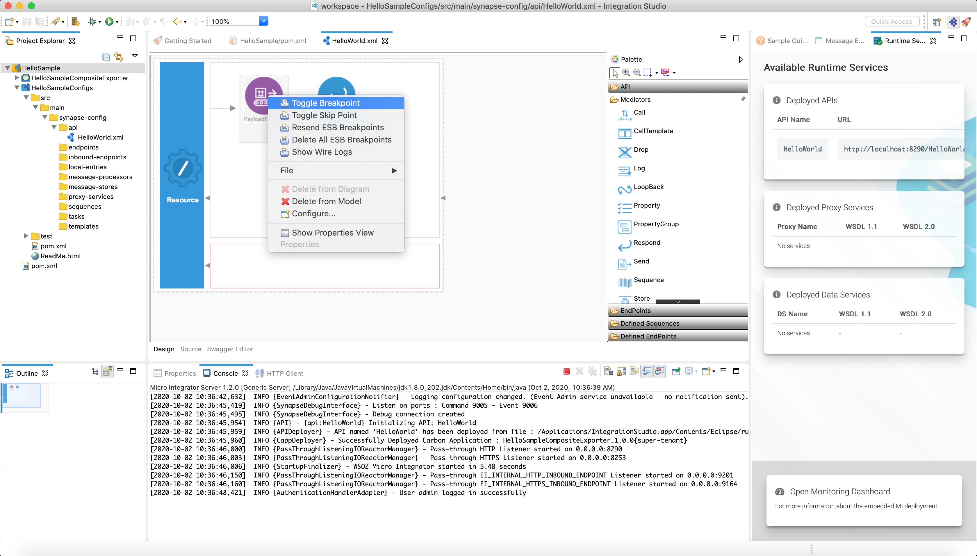 Debugging Integration Flows using WSO2 Integration Studio | by Rosen Silva | Think Integration ...