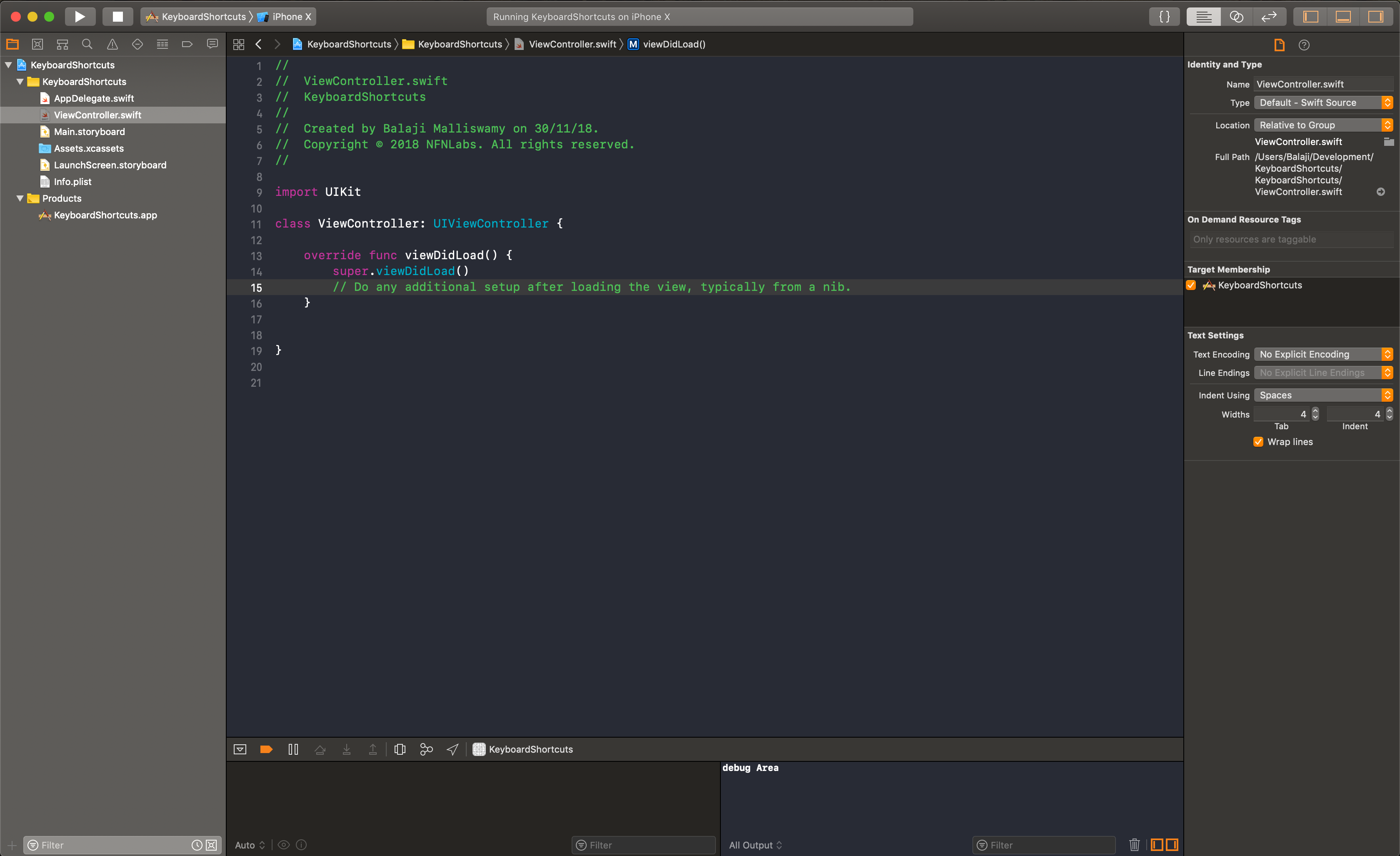 Awesome Xcode shortcuts to boost your iOS development | by Balaji ...
