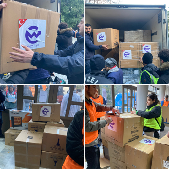 CoinW One of Firsts To Take Action by Sending Disaster Relief Supplies ...