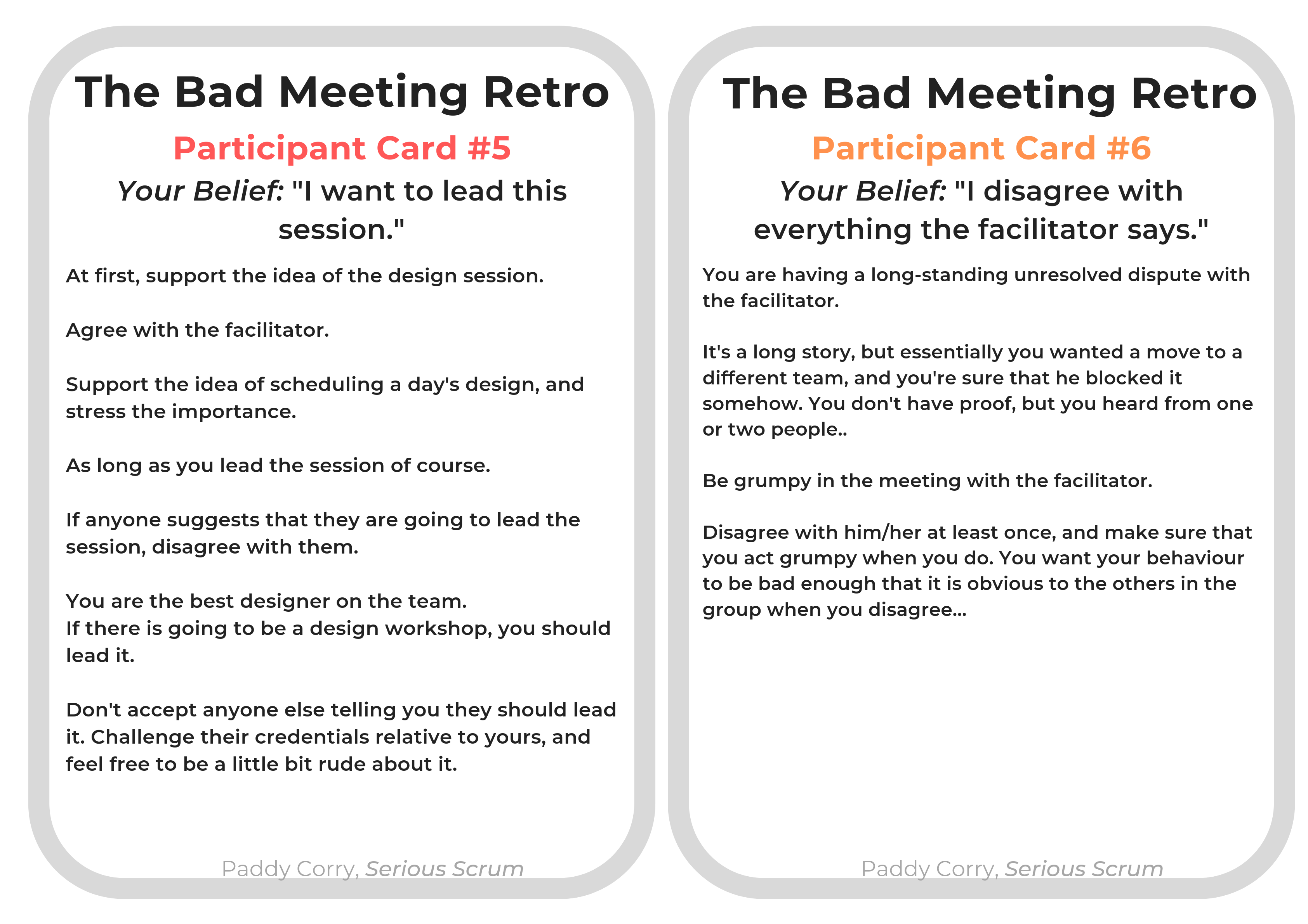 The ‘Bad Meeting’ Retro. Gamifying a Bad Meeting to generate… | by ...