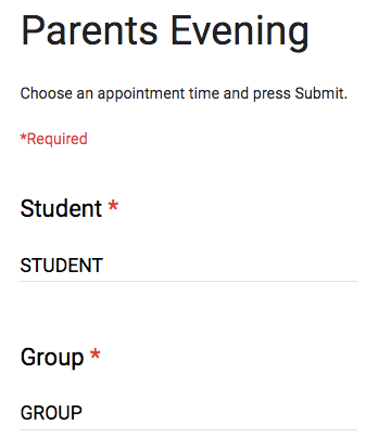 Parents Evening Appointment System — Part 1 | by Baz Roberts | Jan ...