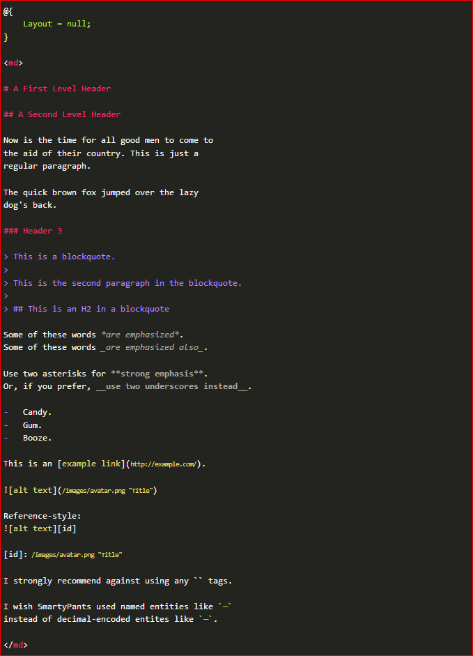 Building Razor View Using Markdown Syntax | by Narin Kaewchutima | Medium