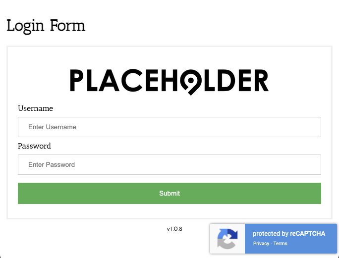 Login Form With Captcha Php