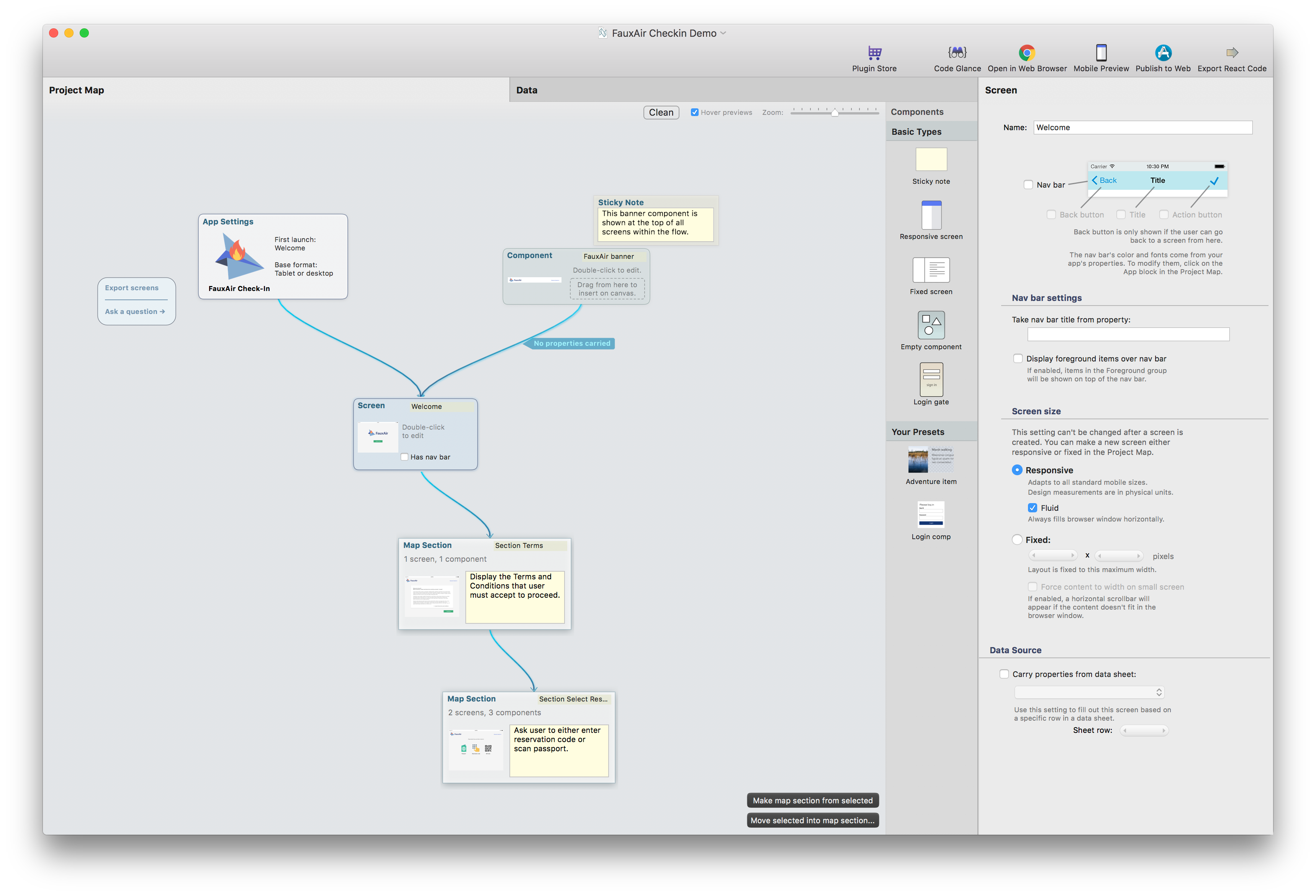 React Studio 1.4: Tackling large projects with Map Sections, logins ...