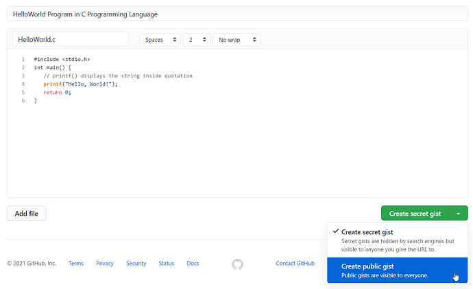 Adding GitHub Codes in Blogger Articles