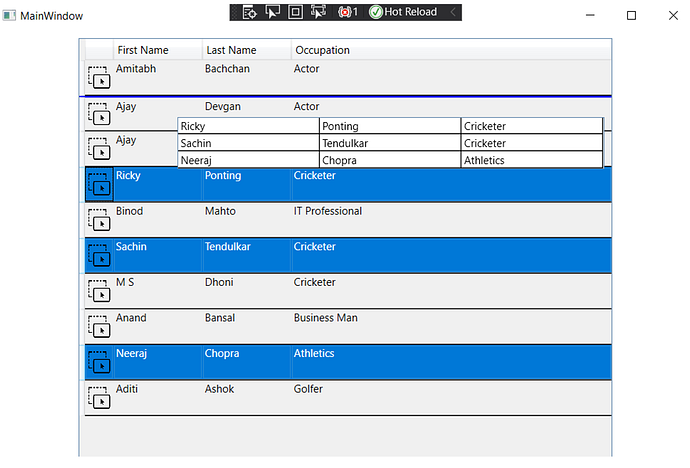 Best Way Of Learning Is Sharing Wpf Datagrid Drag And Drop And Target Row Indicator Effect