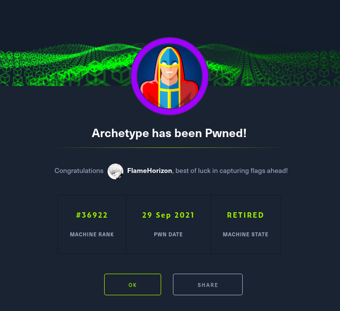 Hack The Box Writeup on Archetype | by Pedro | Medium